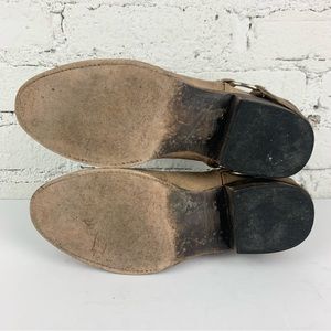 Freebird by Steven | Shoes | Freebird Cali Brown Leather Distressed Oring Heel Strap Studded ...